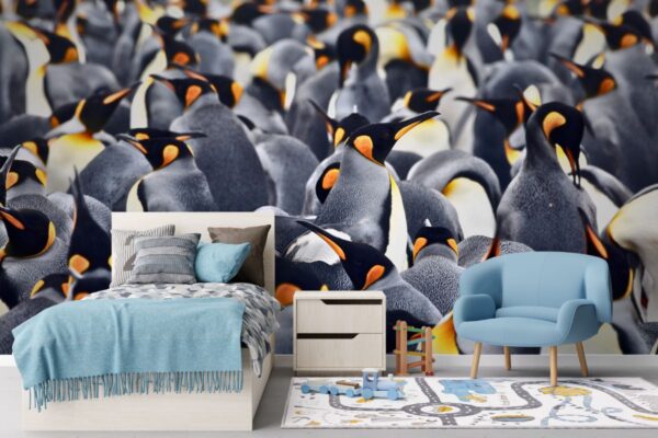 Wallpaper Mural of Group of Penguins - Magicdecor®