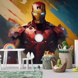Enchanting Iron Man Abstract Painting Wallpaper Mural - Magicdecor®