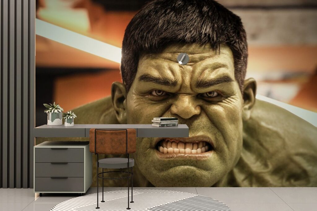 Realistic Hulk Wall Mural Wallpaper - Magicdecor®
