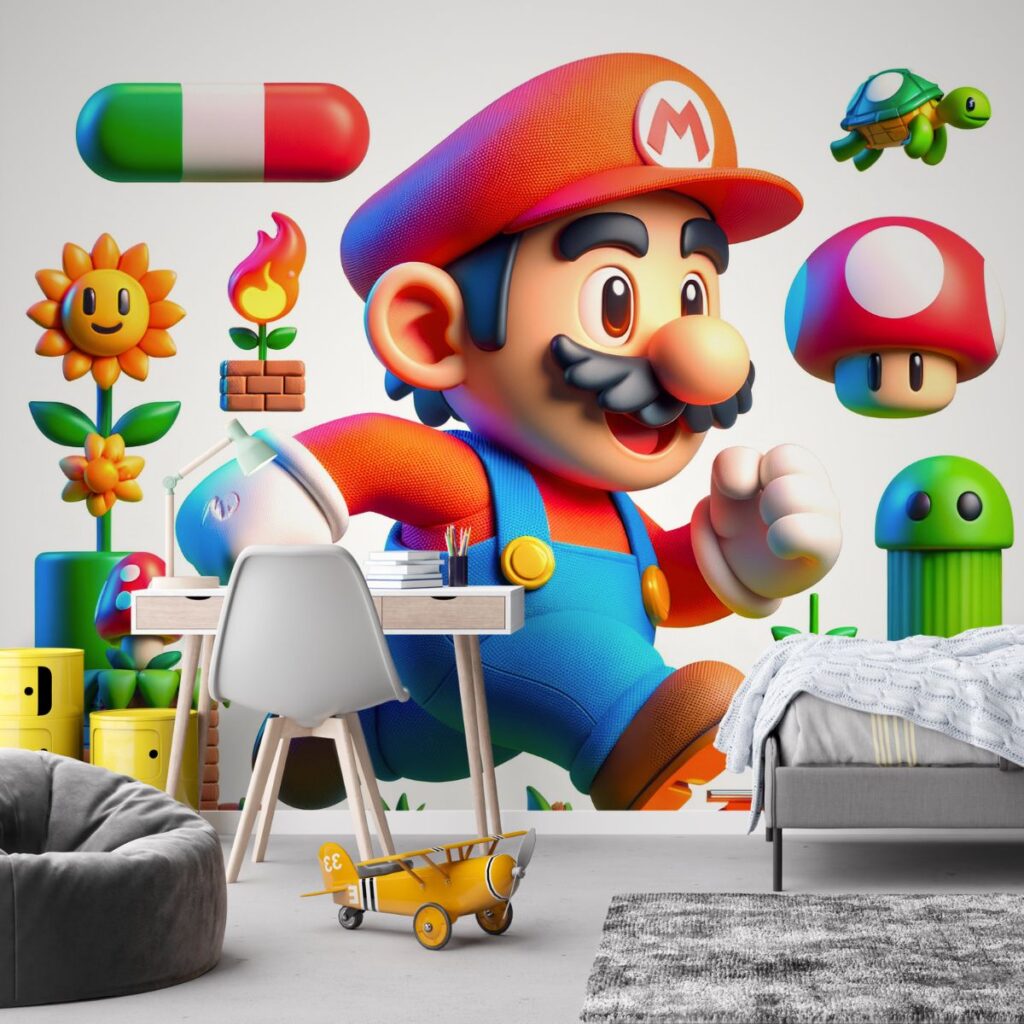 Super Mario Nostalgia Wallpaper for Wall - Magicdecor®