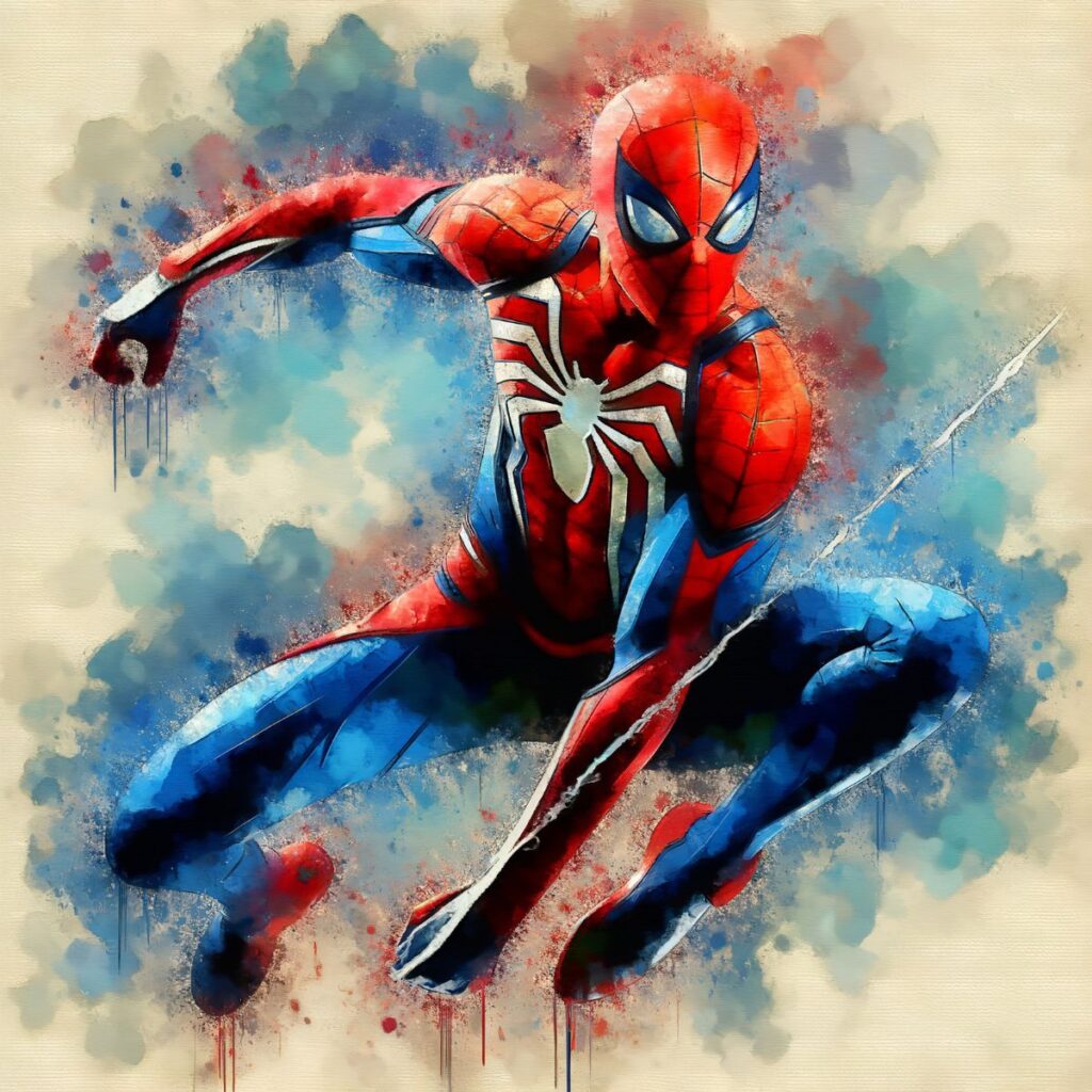 Amazing Spider-Man Art Wallpaper Mural - Magicdecor®