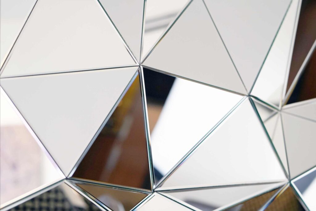 3D Triangular Mirror Wallpaper for Wall - Magicdecor®