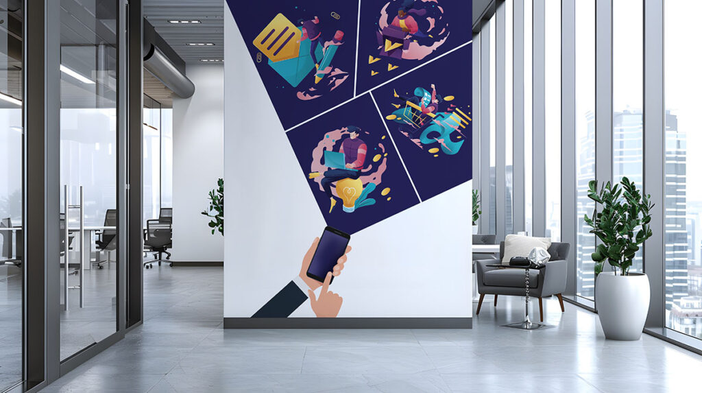 The Secret to Productivity Corporate Wallpaper Mural, Customized ...