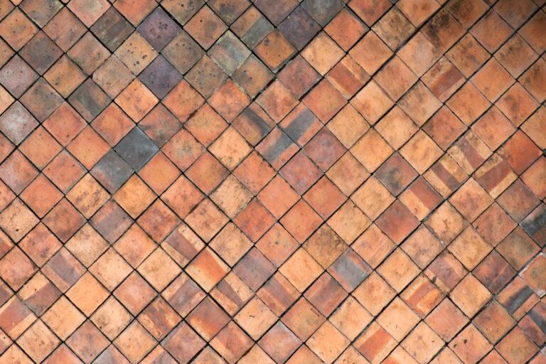 Rugged Terracotta Tiles Mural Wallpaper - Magicdecor®