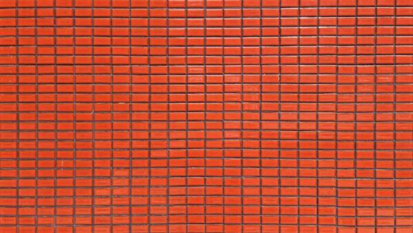 Terracotta Colored Mosaic Wall Tiles Wallpaper Mural - Magicdecor®