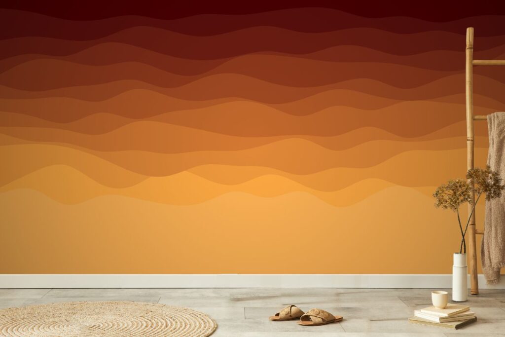 Terracotta Dessert Dunes Wallpaper Mural - Magicdecor®