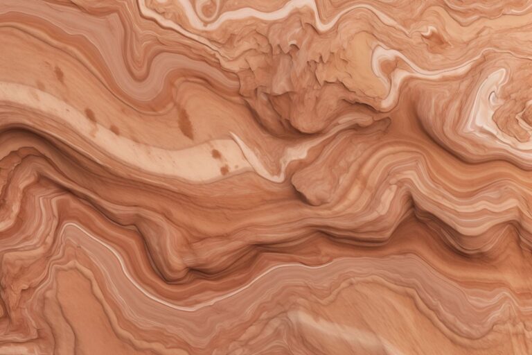Terracotta Fluid Marble Texture Wallpaper Mural - Magicdecor®