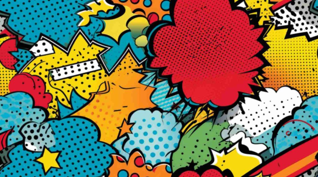 Pop Art Comic Theme Wallpaper Mural - Magicdecor®