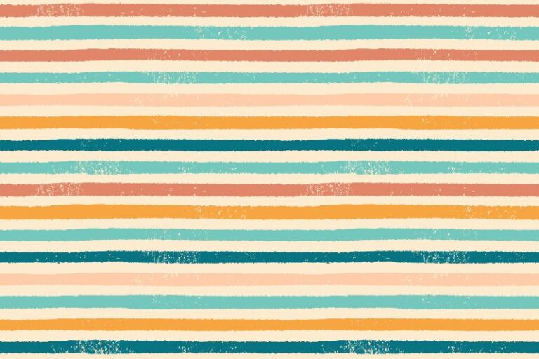 Retro Colorful Stripes Dance Wallpaper Mural - Magicdecor®