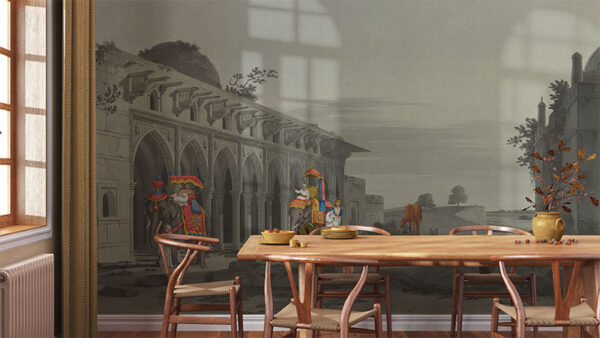 Ancient India Vibes Wallpaper Mural, Customized - Magicdecor®