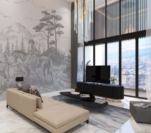 Echoes of the Countryside Mural Wallpaper, Customized - Magicdecor®