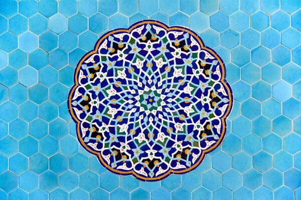 Graceful Traditional Ceramic Mosaic Wallpaper Mural - Magicdecor®