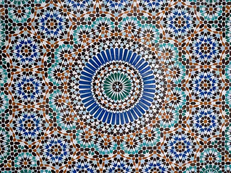 Moroccan Mosaic Zelij Tiles Wallpaper - Magicdecor®