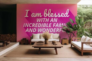 I Am Blessed Wallpaper Mural - Magicdecor®