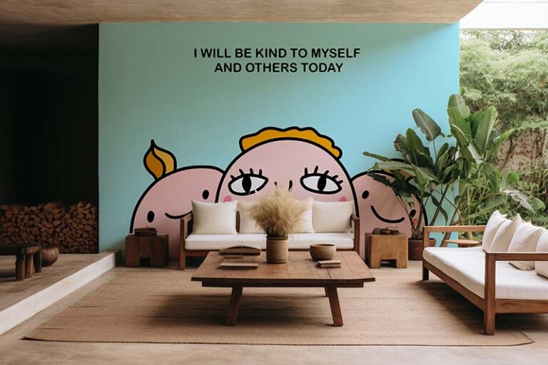 I Will Be Kind Wallpaper Mural - Magic Decor