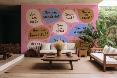 Positive Self-Talk Wall Wallpaper - Magicdecor®