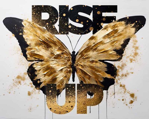 Rise Up Motivational Wallpaper Mural - Magicdecor®