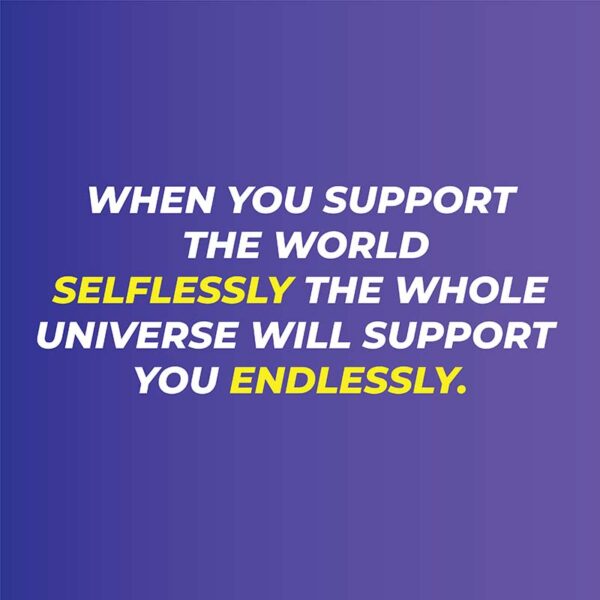 Selfless Universe Quote Wallpaper Mural - Magicdecor®