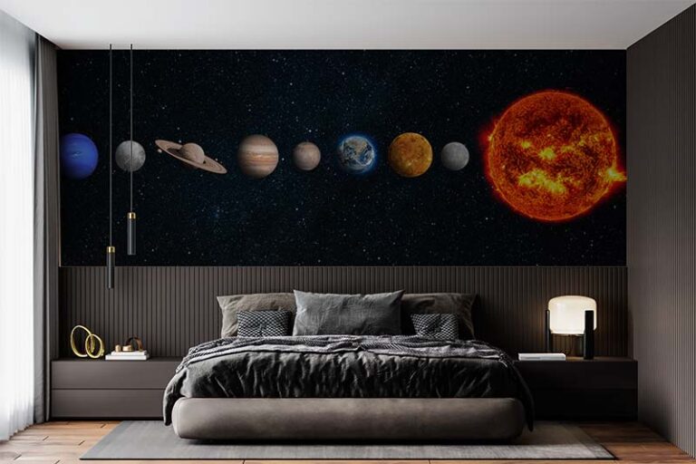 Celestial Wonders Solar System Mural Wallpaper - Magicdecor®