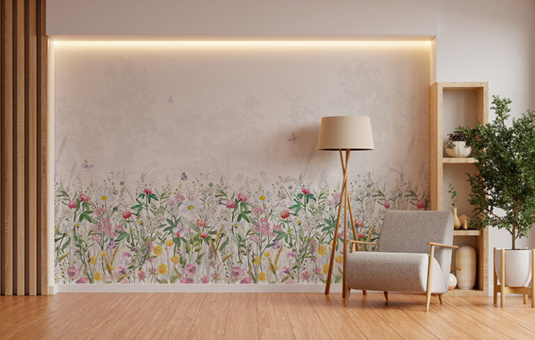 Botanical Dance Wallpaper Mural, Customized - Magicdecor®