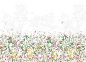 Botanical Dance Wallpaper Mural, Customized - Magicdecor®