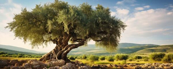 Olive Tree Landscape Wallpaper Mural - Magicdecor®