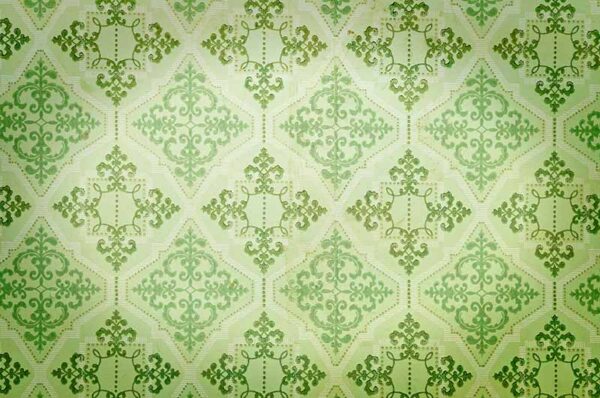 Vintage Olive Elegance Pattern Wallpaper Mural - Magicdecor®