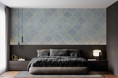 Nakkashi, Pastel Moroccon Pattern Wallpaper Mural - Magicdecor®
