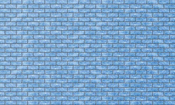 Oceanic Bricks Texture Wallpaper Mural - Magicdecor®