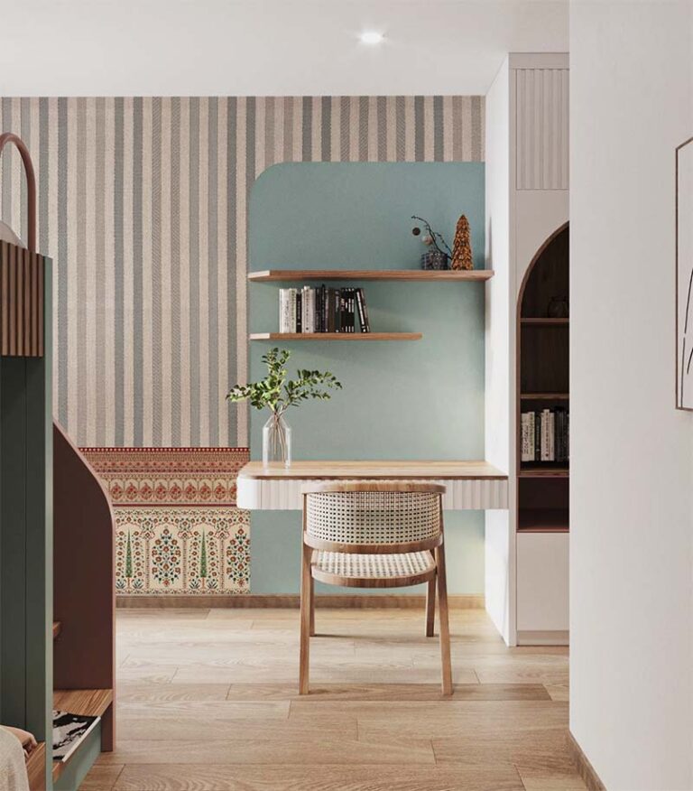 Saaj, Premium Ethnic Indian Kalamkari Design Wallpaper Mural ...