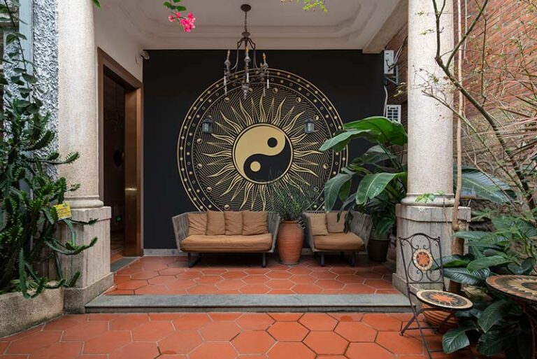 Feng Shui Sun and Moon Yin Yang Art Wallpaper Mural for Growth - Magic ...