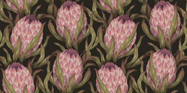 Realistic Exotic Proteus Flowers Wallpaper Mural - Magicdecor®