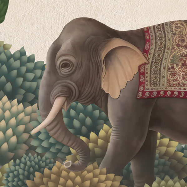 Jashn-e-Bagh, Beautiful Indian Garden Wallpaper Mural, Customized ...