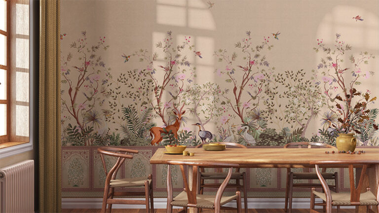 Gul Bahar, Serenade in the Garden Wallpaper Mural, Customized - Magicdecor®