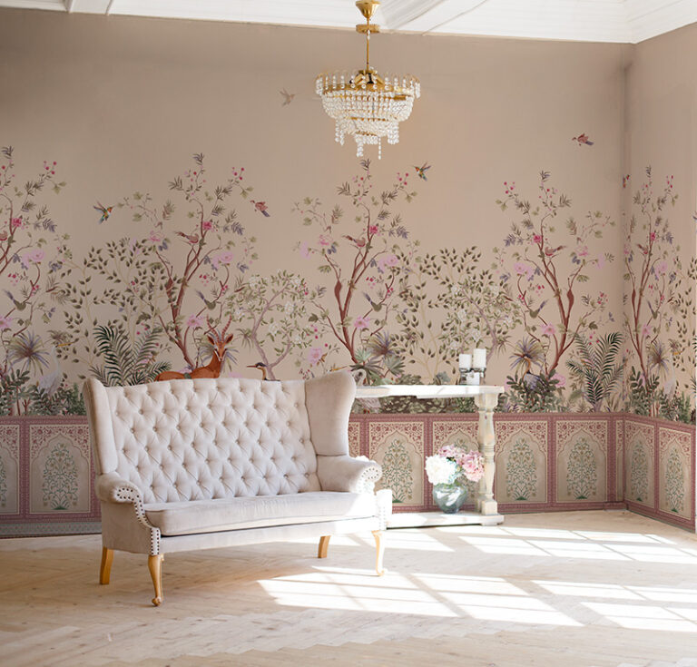 Gul Bahar, Serenade in the Garden Wallpaper Mural, Customized - Magicdecor®