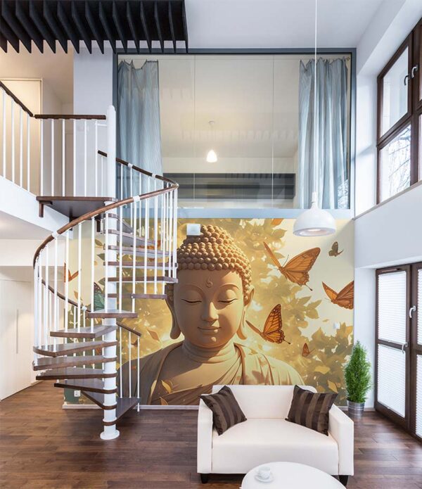 Buddhadeva Bliss Wallpaper Mural - Magicdecor®