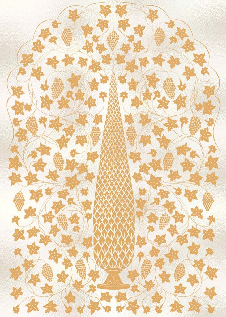 Pankhuri, Traditional Indian Floral Design Mural Wallpaper, Customized ...