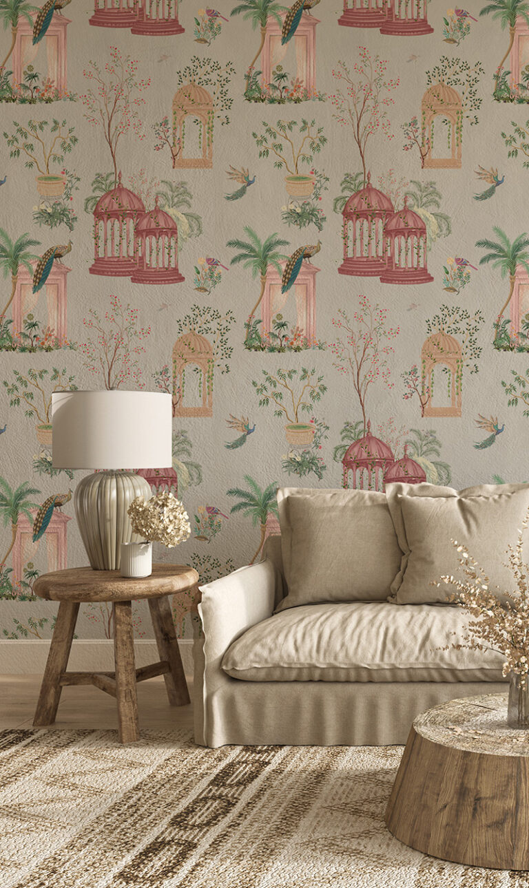 Gulzar, Traditional Indian Style Wallpaper Roll - Magicdecor®