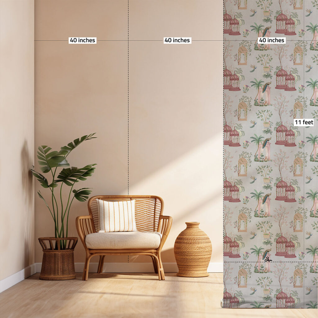 Gulzar, Traditional Indian Style Wallpaper Roll - Magicdecor®