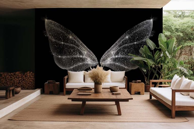 Celestial Wings Embrace Wallpaper Mural - Magicdecor®