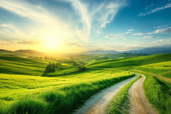 Stunning Summer Landscape Photography with Green Rolling Hills ...