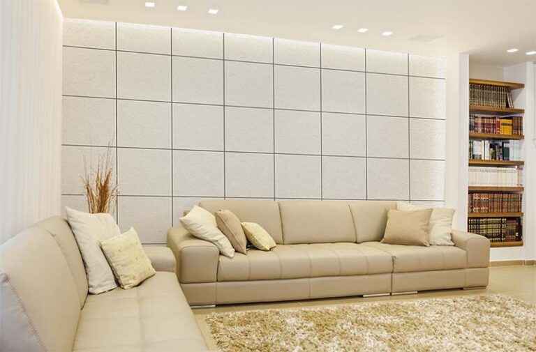 Off White Grid Pattern Wallpaper Mural - Magicdecor®