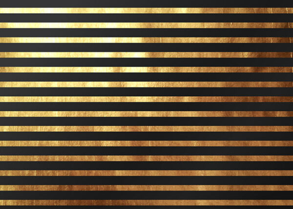 Abstract Pattern Black and Gold Stripes Mural Wallpaper - Magicdecor®