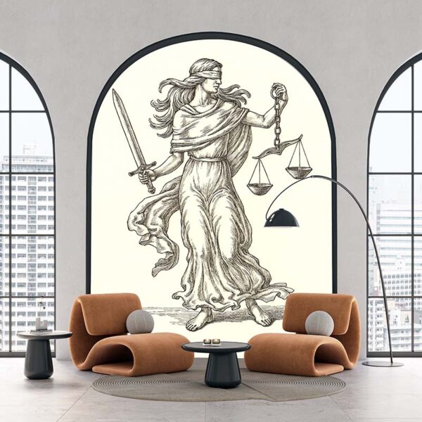 Themis Goddess of Justice Wallpaper Mural - Magicdecor®