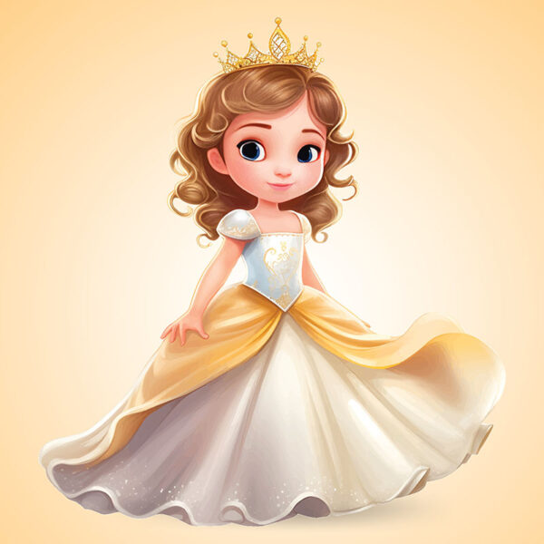 Royal Little Princess Wallpaper Mural - Magic Decor