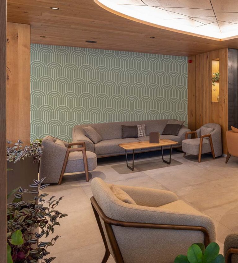 Nostalgic Nuance Modern Green Pattern Wallpaper Mural - Magicdecor®