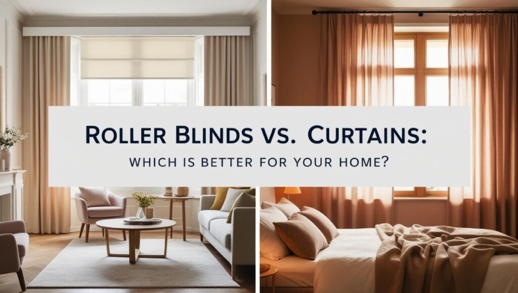 Roller Blinds vs Curtains: Which Is Better for Your Home?