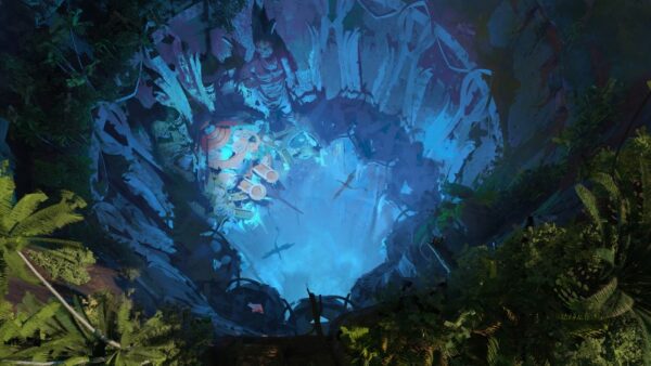 Fantasy Cave Wallpaper Mural - Magicdecor®