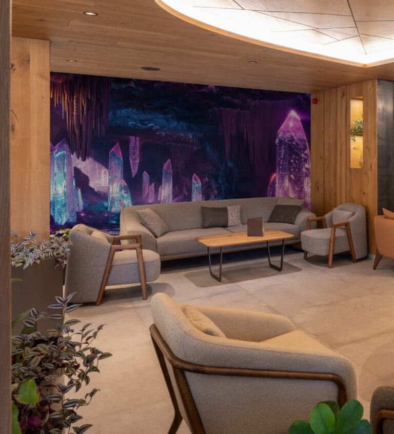 Mysterious Crystal Cave Wallpaper Mural - Magic Decor