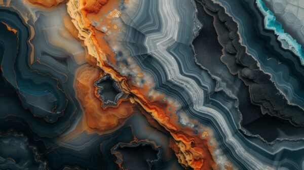 Rustic Geode Mural Wallpaper - Magicdecor®